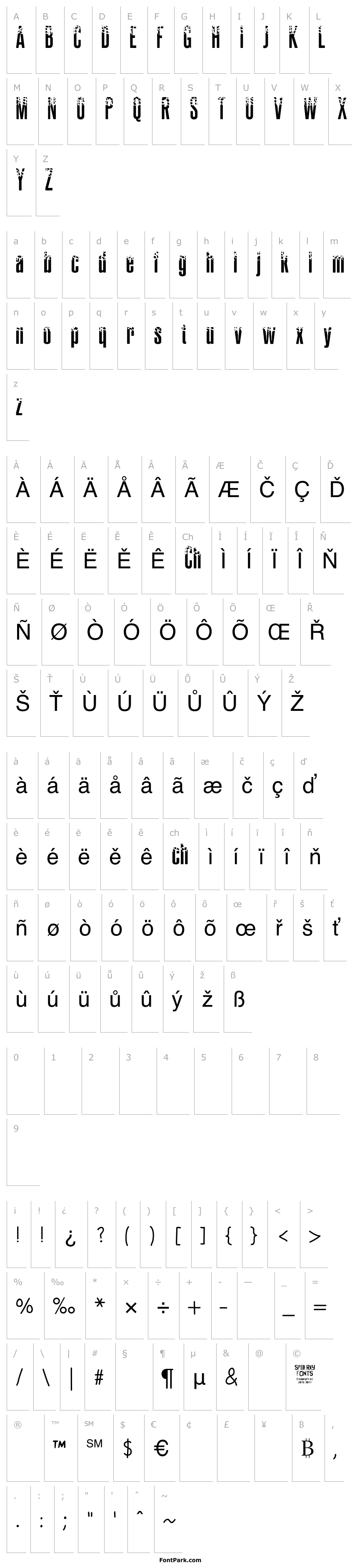 BURNT PAPER Font | FontPark.com