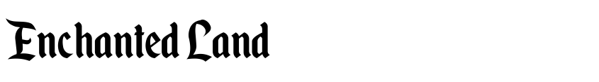Enchanted Land Font | FontPark.com