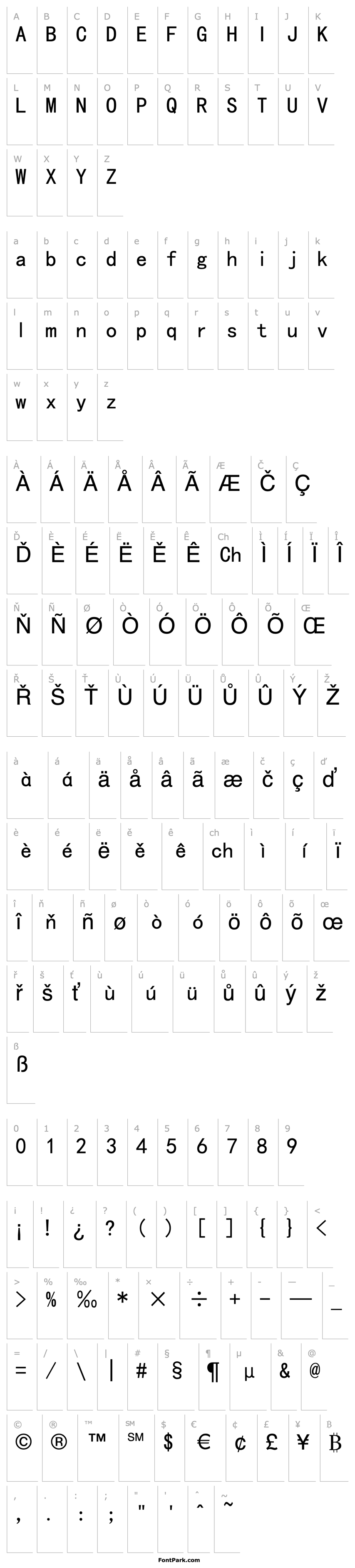 KaiTi Font FontPark