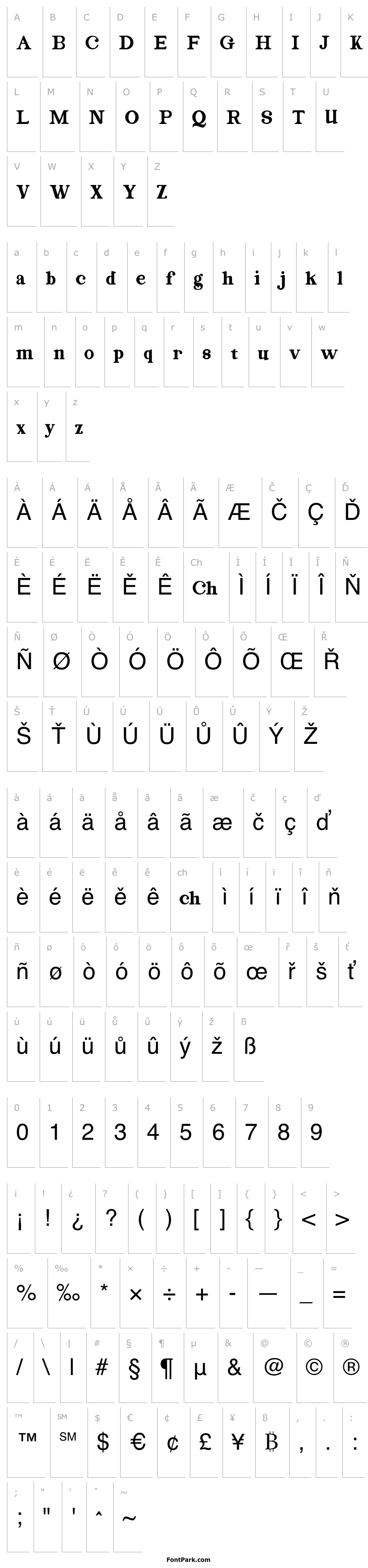 Magazine Bold Font | FontPark.com