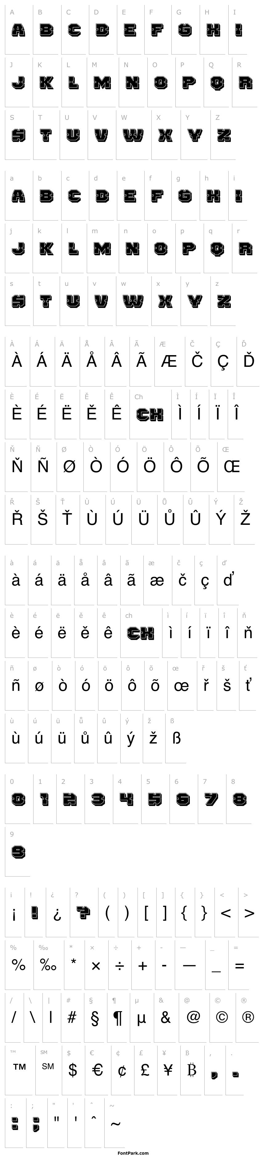 Mechanica Regular Font | FontPark.com