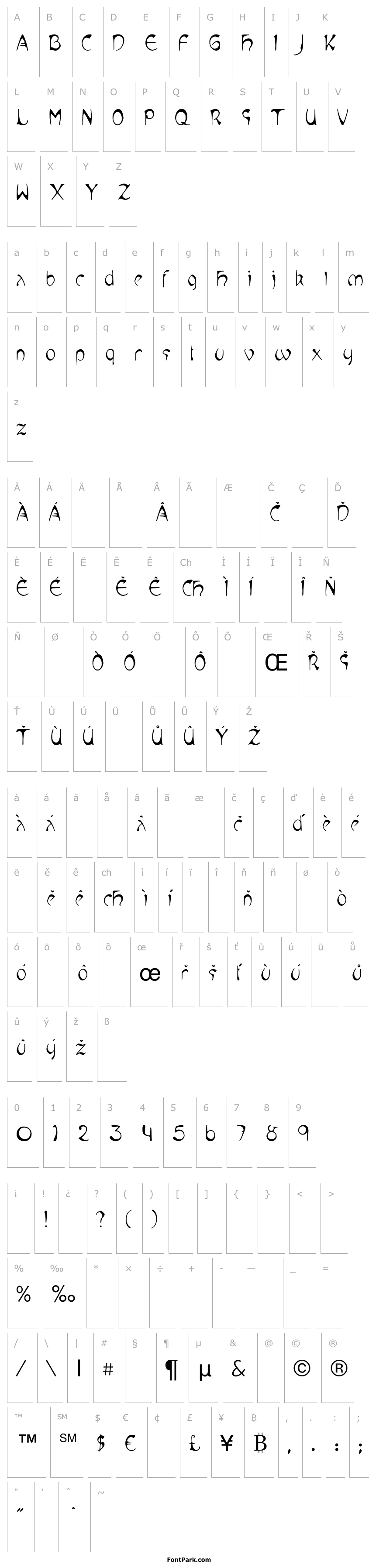 Mucha Font | FontPark.com