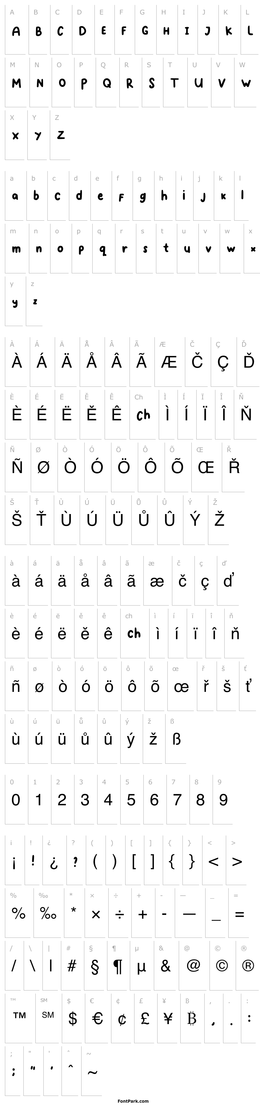 Mungil Regular Font | FontPark.com