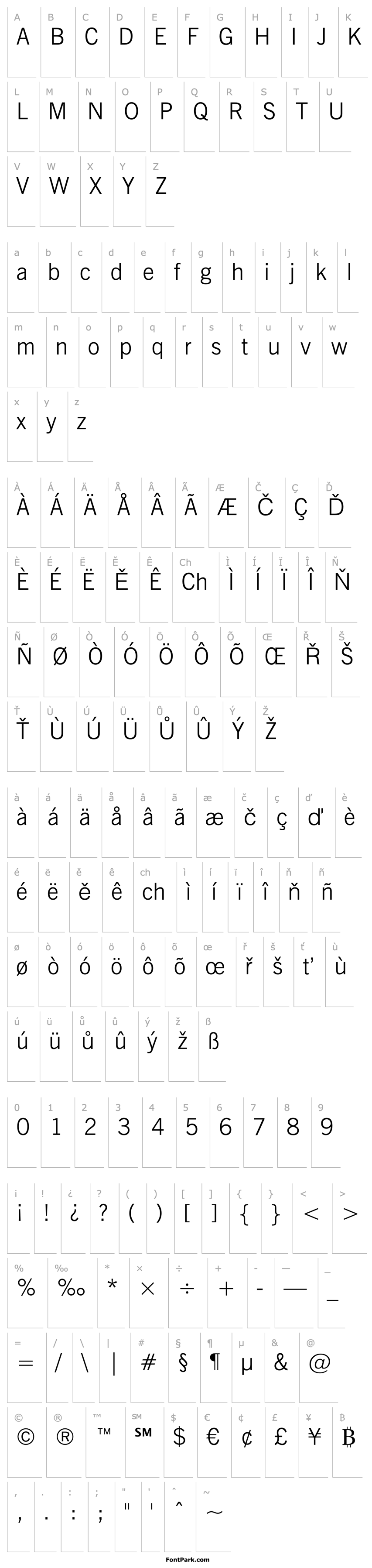 NewsGothicBT-Light Font | FontPark.com