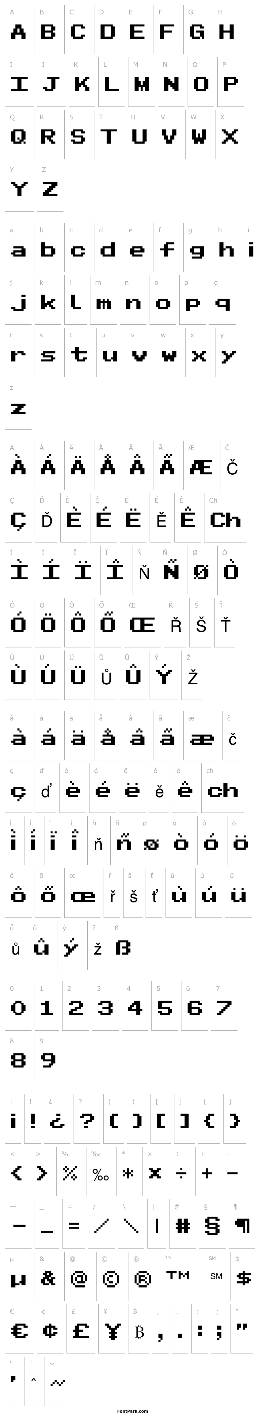Pixel Sans Serif Regular Font | FontPark.com