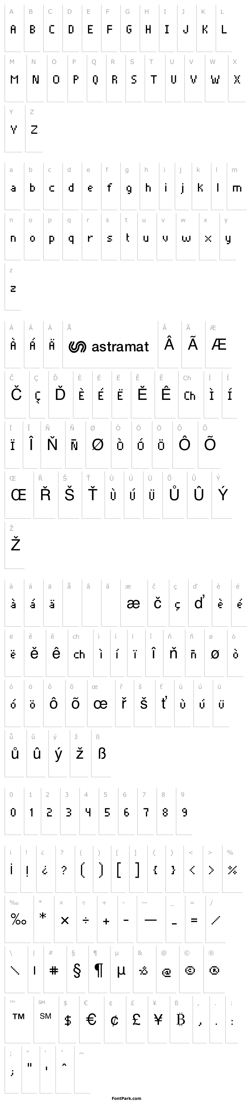 Pixelade Font | FontPark.com