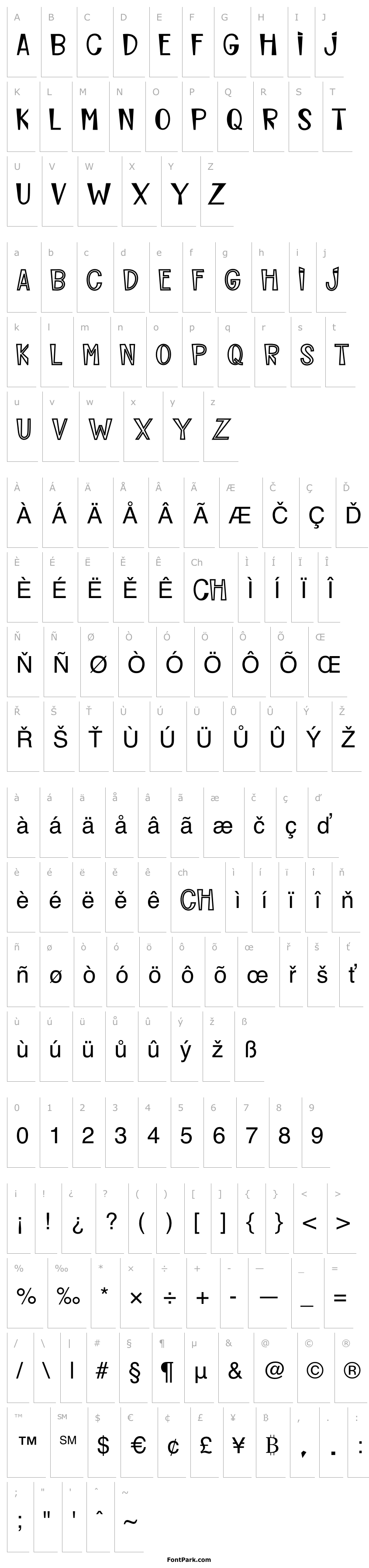 Planing Font | FontPark.com