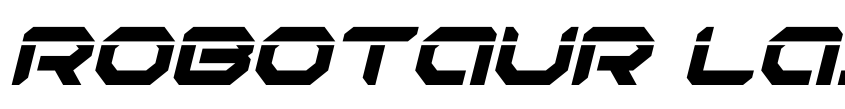Robotaur Laser Italic Font | FontPark.com