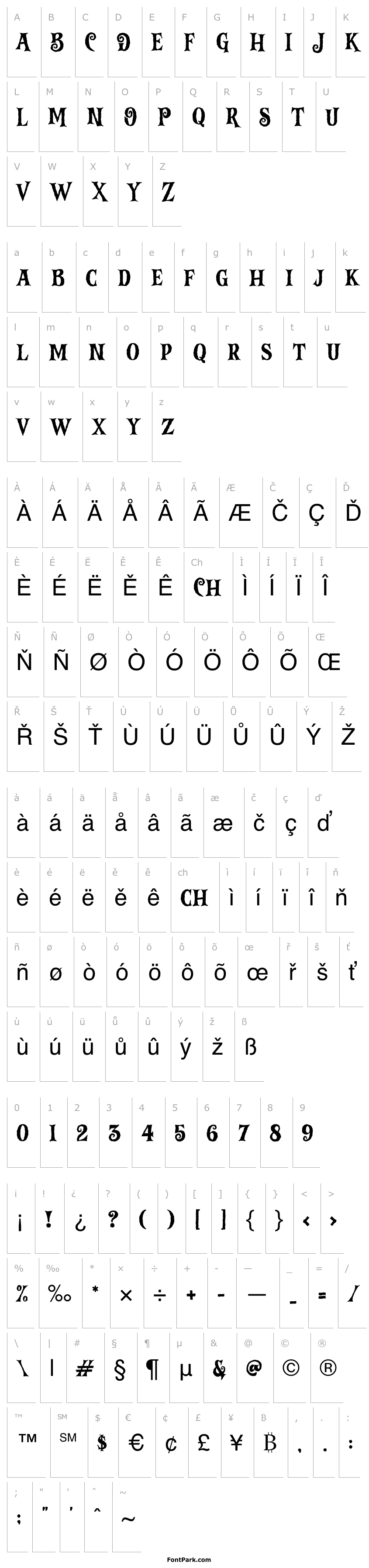 Vampire Zone Regular Font | FontPark.com